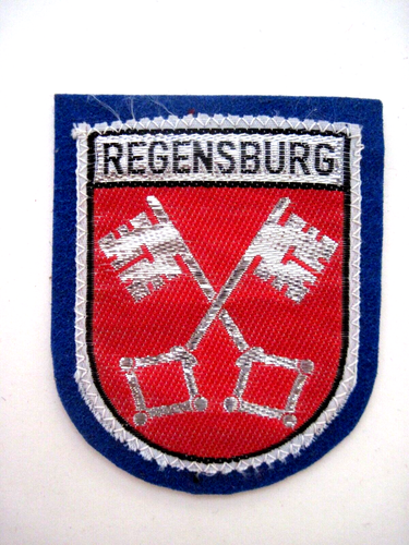 Vintage Embroidered Felt REGENSBURG Germany Travel Souvenir Patch * | eBay