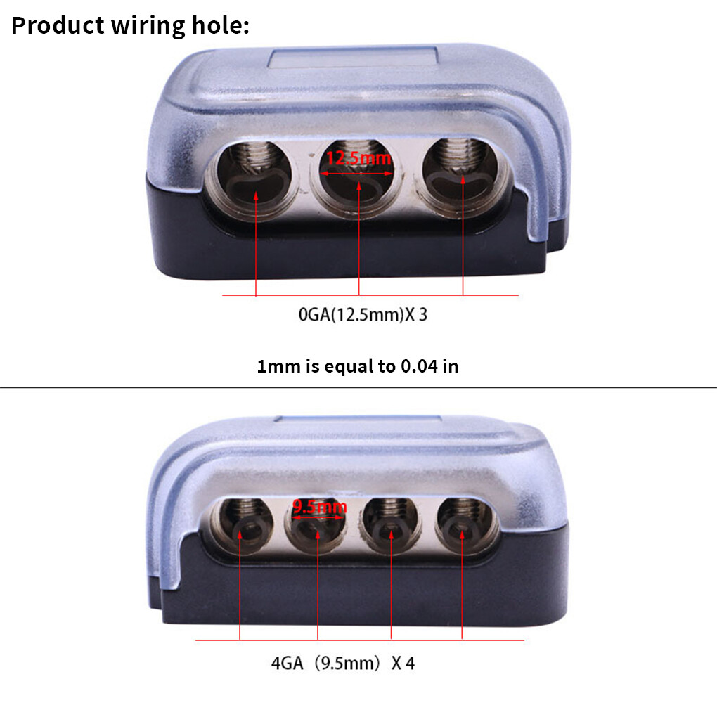 Universal Car Audio Junction Box Stereo Power Terminal Block | eBay