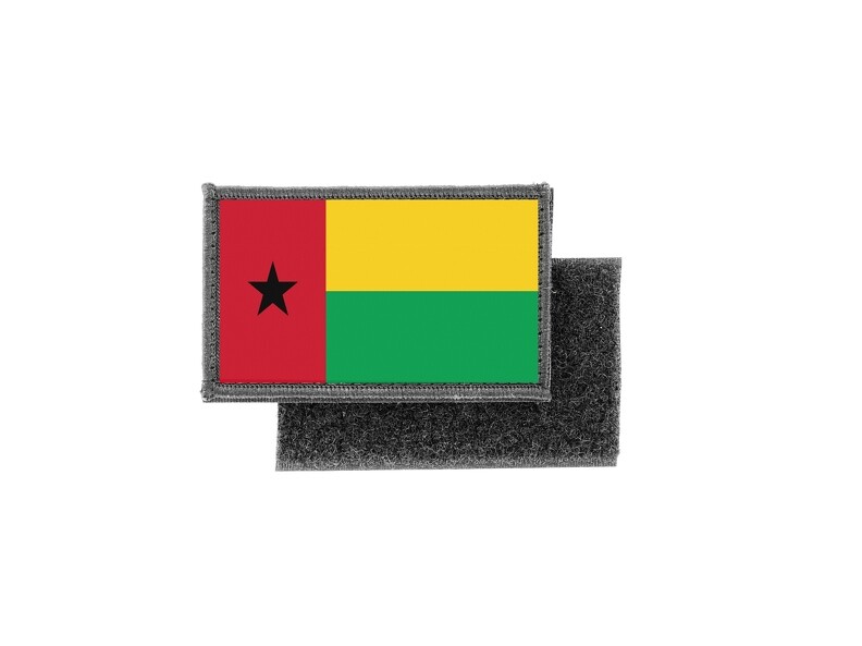Flag patch printed badge country guinea bissau | eBay