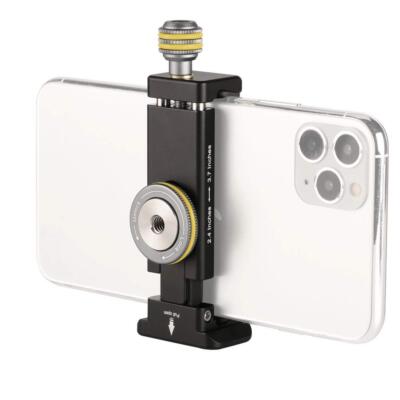 Metal Phone Clamp Tripod Mount Adapter - Smartphone Clip iPhone Mount ...