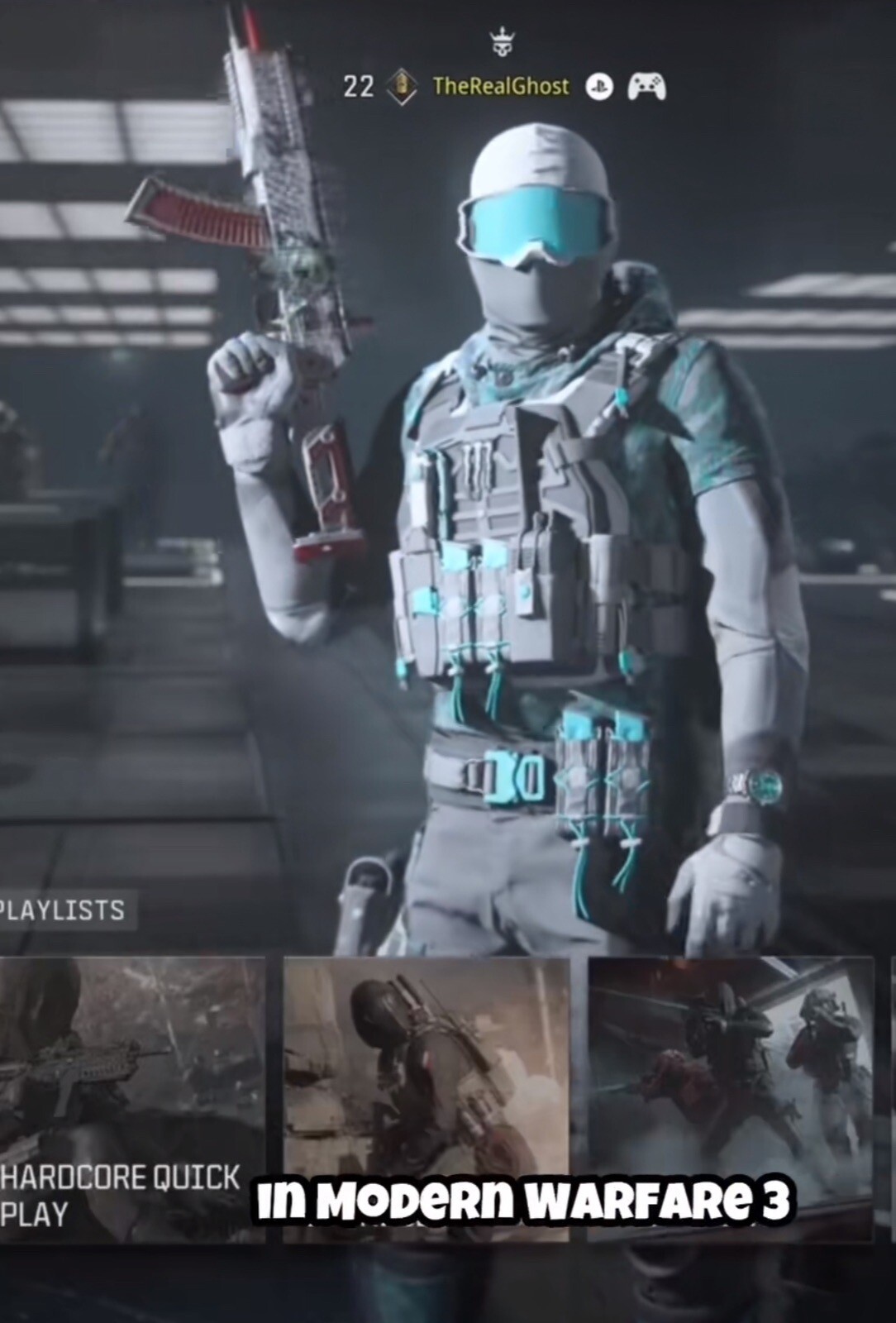 CALL OF DUTY MODERN WARFARE 3 - MONSTER ENERGY -ZERO CHILL SKIN ...