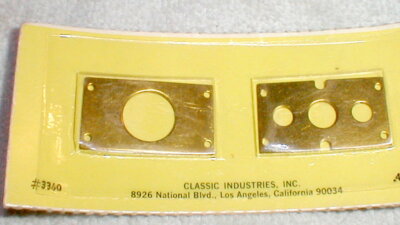 Classic Brass Motor Mounting Kit for CM360 16D Mabuchi Motor 1960s Slot ...