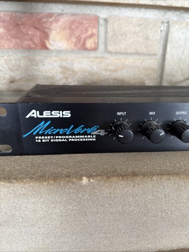 Alesis MicroVerb 4. 18 bit Signal Processor Untested No Power Cable | eBay