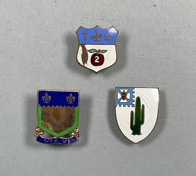 1930’s US Army Screw Back DUI DI Unit Crest lot of 3 # 2 | eBay
