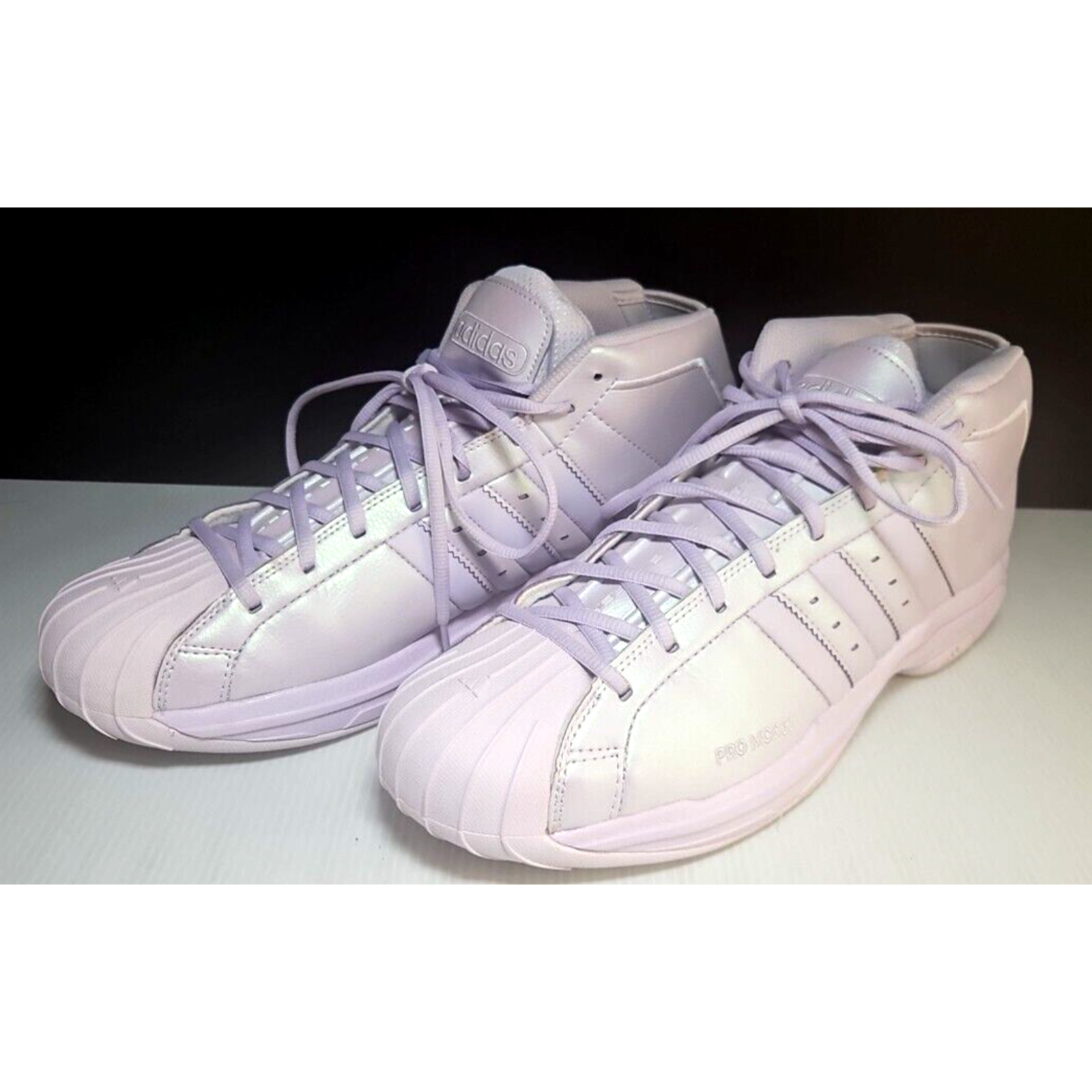 2020 Mens Adidas Pro Model 2G Purple Tint, Size 13 Ra… - Gem