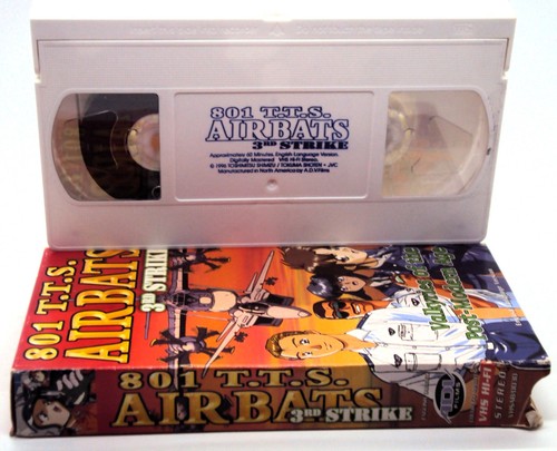 801 T.T.S. AIRBATS 3rd STRIKE VHS English Anime Valkyries Of The Post ...
