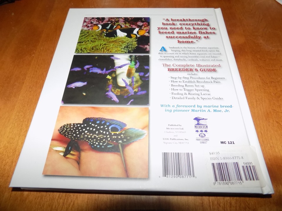 BREEDER'S GUIDE TO MARINE AQUARIUM FISHES Illustrated Guide Reef Fish ...