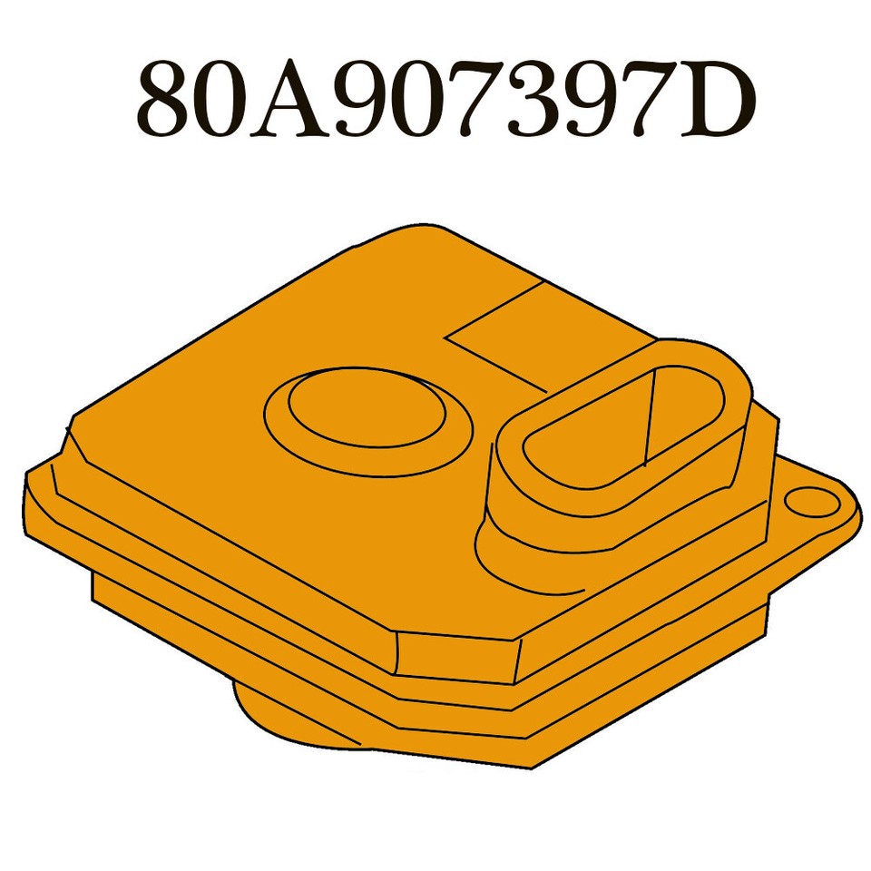 80A907397D New For Audi Q5 VW XENON HEADLIGHT LIGHT LAMP CONTROL MODULE ...