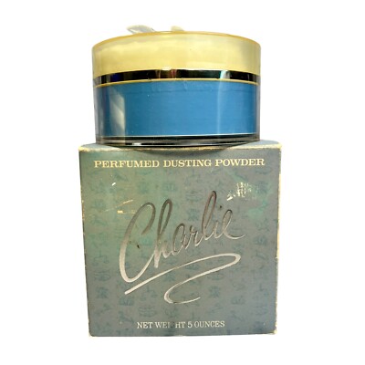 Vintage Charlie Perfumed Dusting Powder 5 Oz NOS Blue Box Revlon | eBay