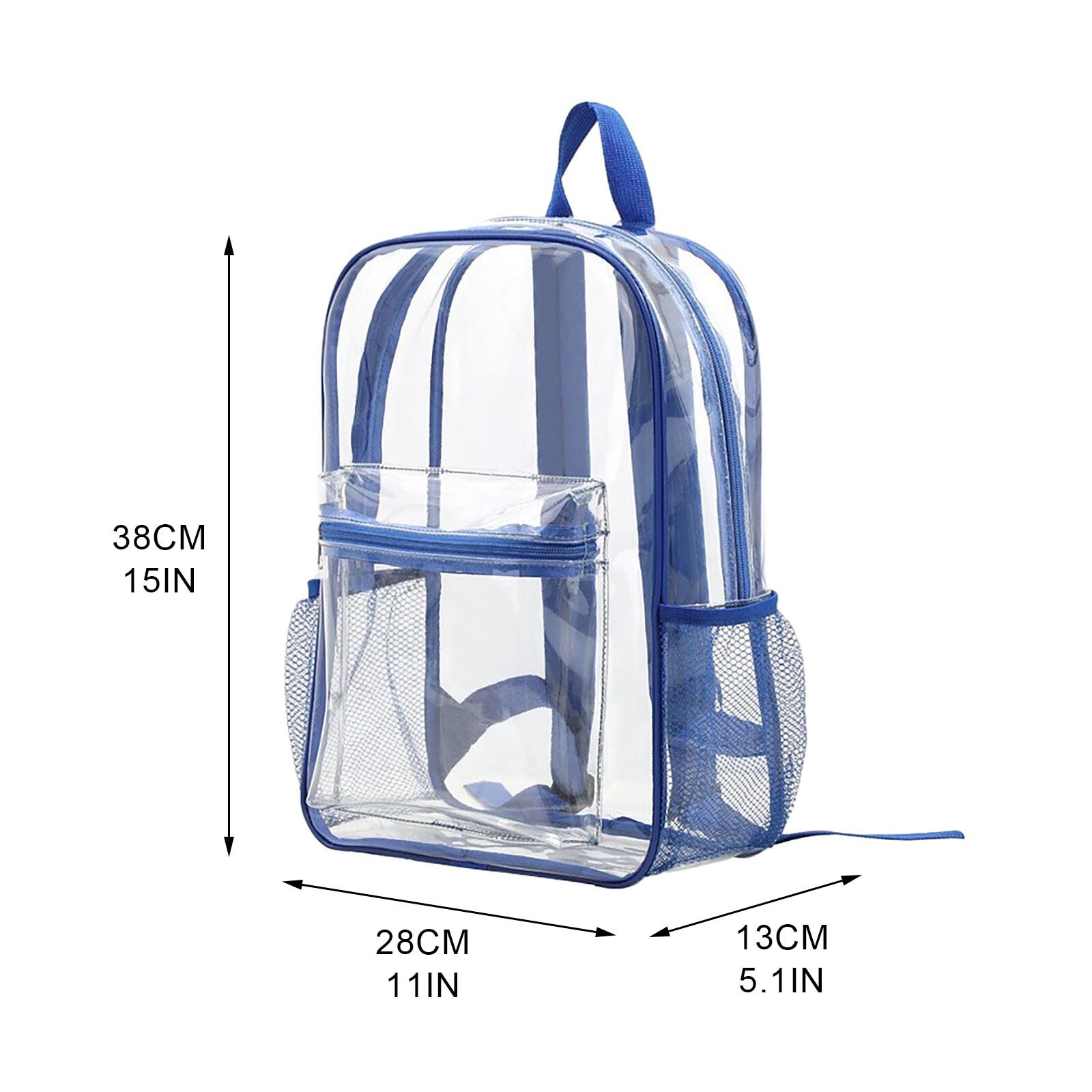 PVC Clear Backpack Stadium Approved - Mini Clear Stadium Bag for ...