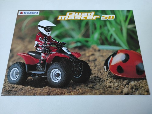Suzuki Quad Master 50 de 2000 GB Prospectus Catalogue Brochures Quads ...