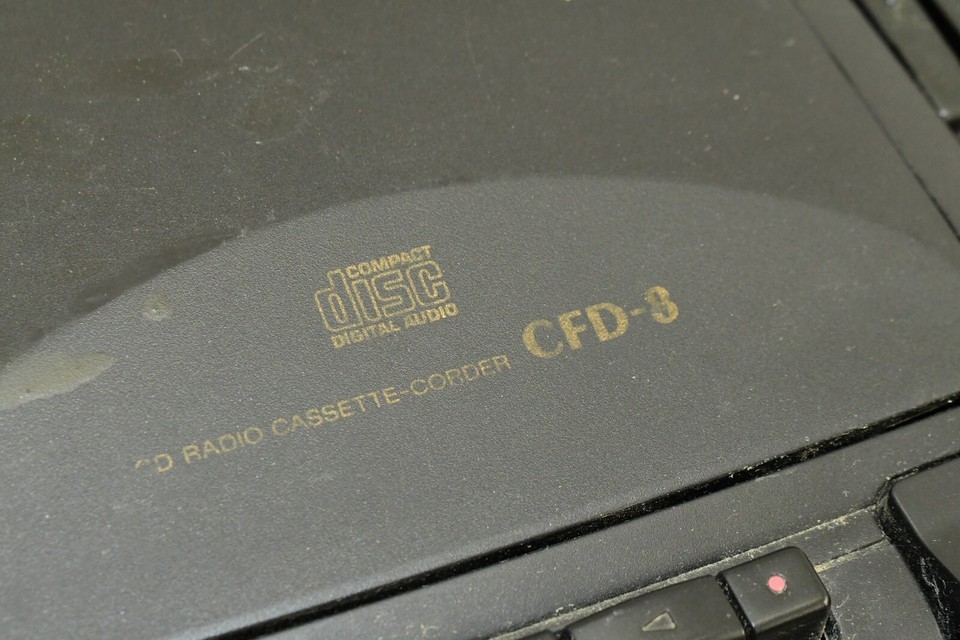 Vtg SONY CFD-8 Cassette/Tape AM/FM CD Player Radio Boombox - TAPE NOT ...