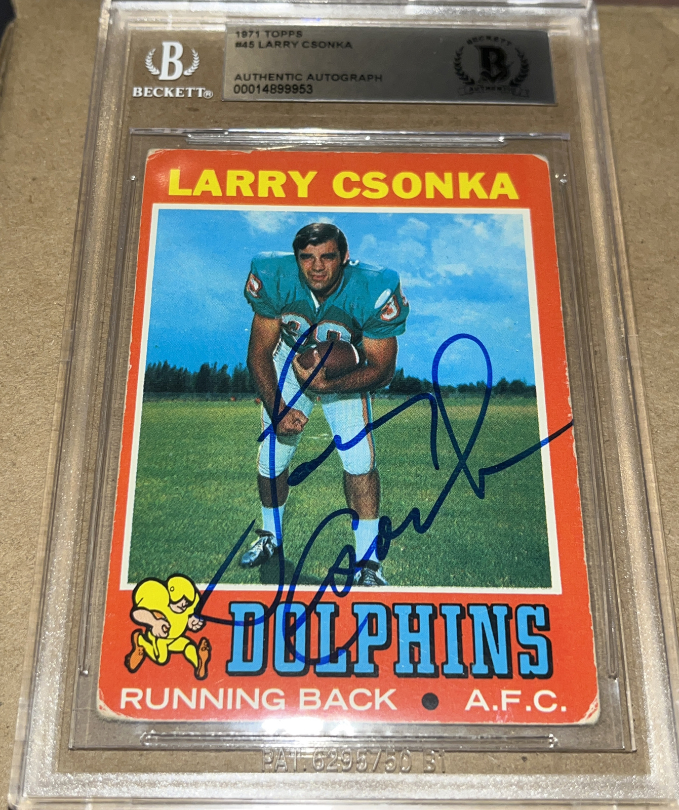 Larry Csonka Autographed Memorabilia | Signed Photo, Jersey ...