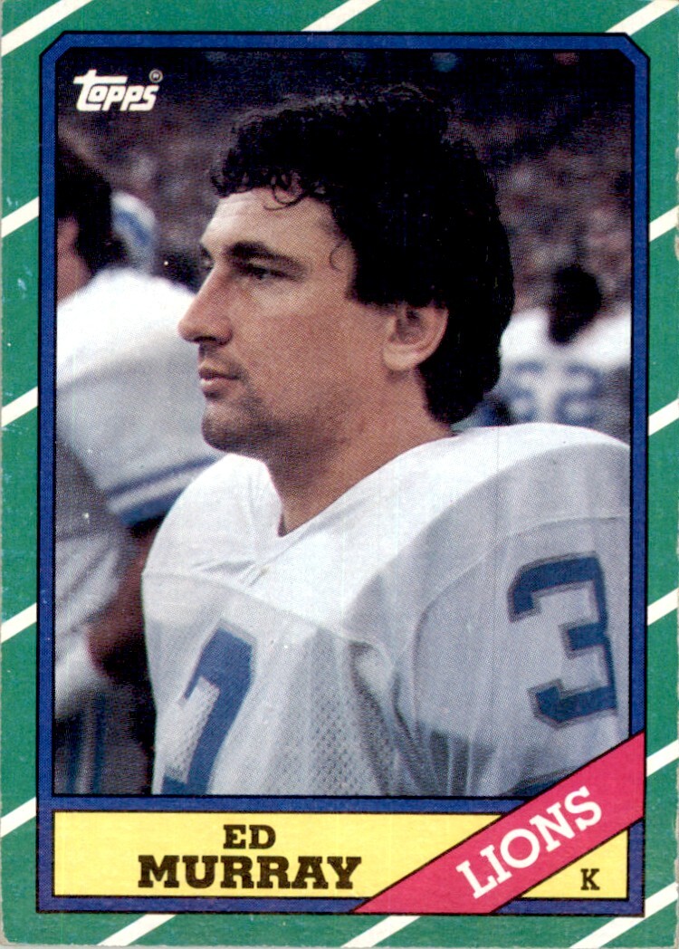 1986 TOPPS! ED MURRAY DETROIT LIONS #249 | eBay