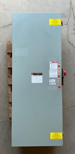 SQUARE D DTU366 600A 600V 3P DOUBLE THROW DISCONNECT SAFETY SWITCH | eBay