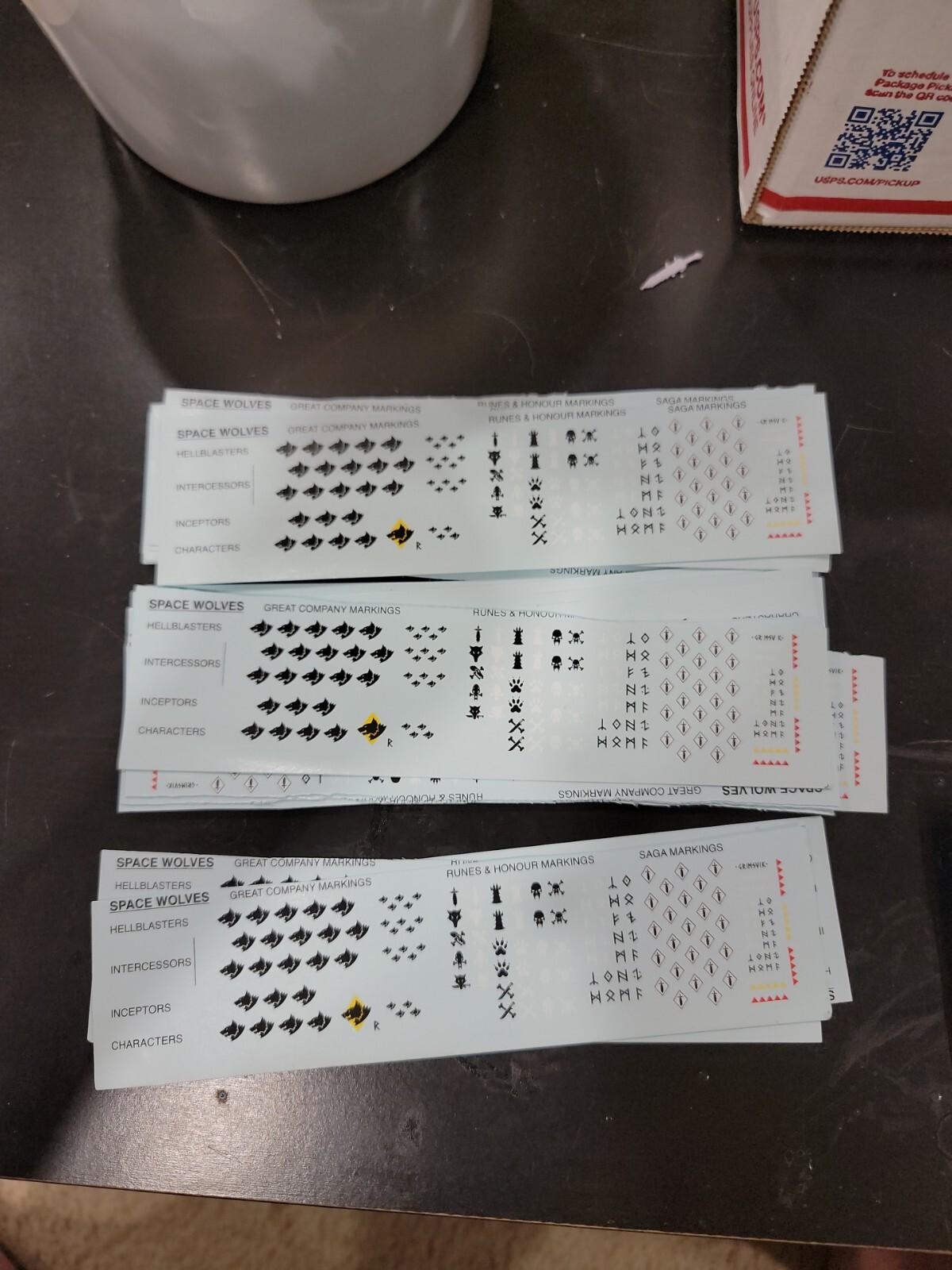 Space Wolves Dark Imperium Primaris Space Marines Decals Transfers ...