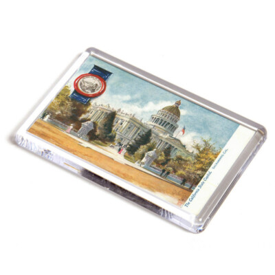 FRIDGE MAGNET - Vintage California USA - California State Capitol ...