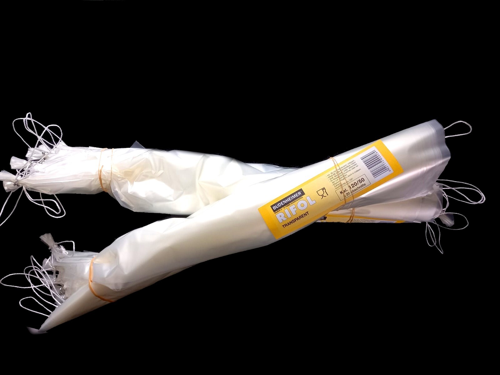 Steril Rifol 120/50 Kunstdarm | Koch und Brühwurstdarm - Transparent ...