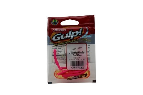 Berkley Gulp! 2" Fat Floating Trout Worm 3 Colors NOS | eBay