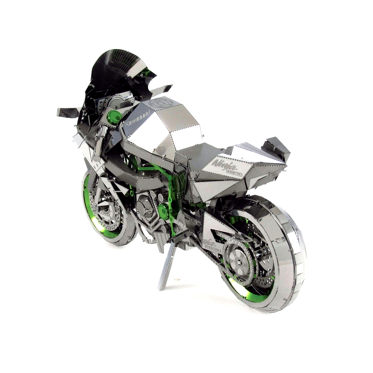 Fascinations ICONX Kawasaki Ninja H2R Motorcycle Metal Earth Laser Cut ...