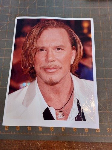 Mickey Rourke Autographed signed printed photo 8x10 Personalized | eBay