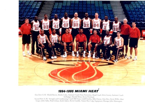 1994 1995 MIAMI HEAT 8X10 TEAM PHOTO BASKETBALL FLORIDA NBA USA | eBay