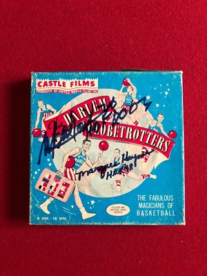 1960's, Harlem Globetrotters, "Autographed" (Meadowlark Lemon / Marques ...