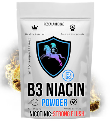 VITAMIN B3 NIACIN Flushing Nicotinic Acid Powder 1kg 1 Kilo Cholesterol ...
