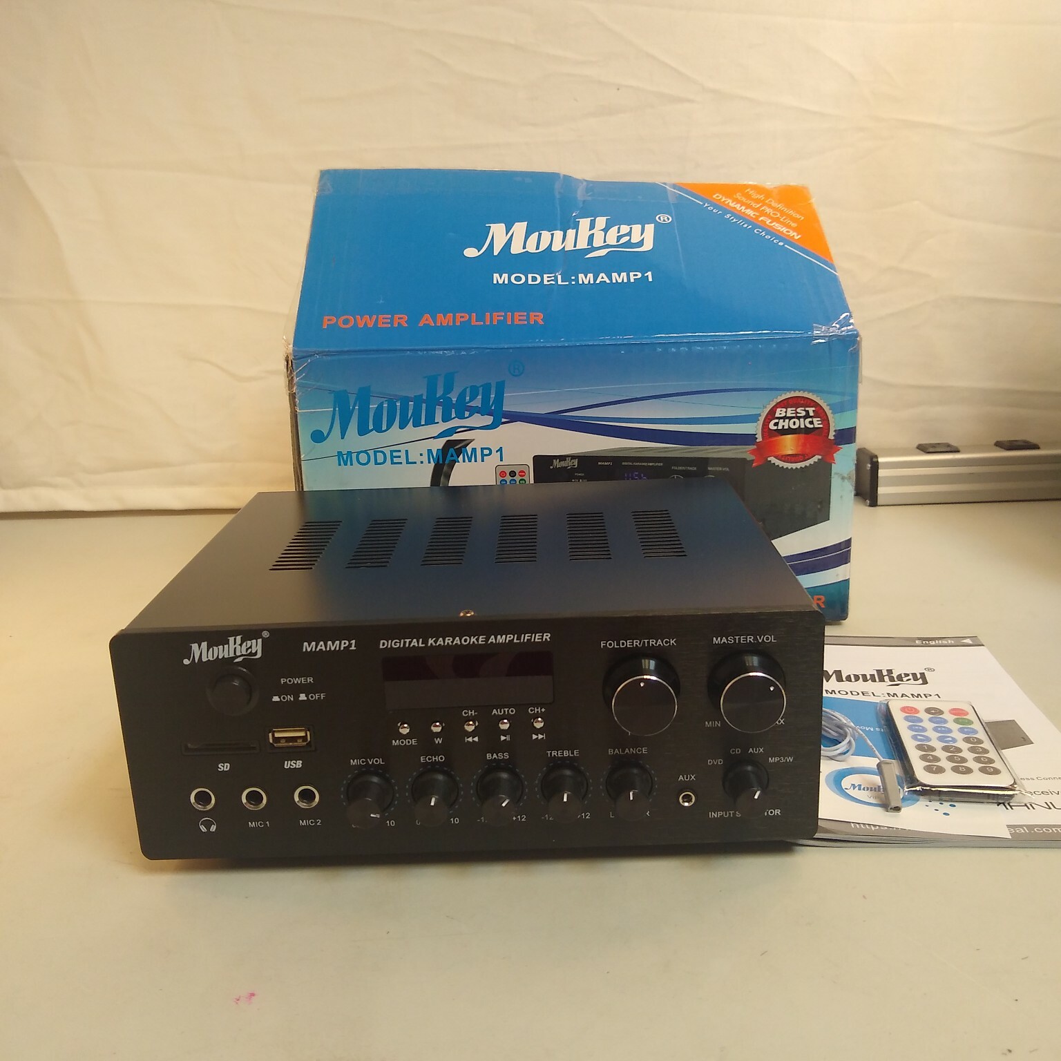 Fashionable Moukey MAMP1 Black Stereo Digital Ampl High Power Hybrid ...