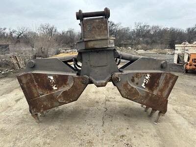 PSM DW131 Rotating Clamshell Excavator Grapple Bucket | eBay