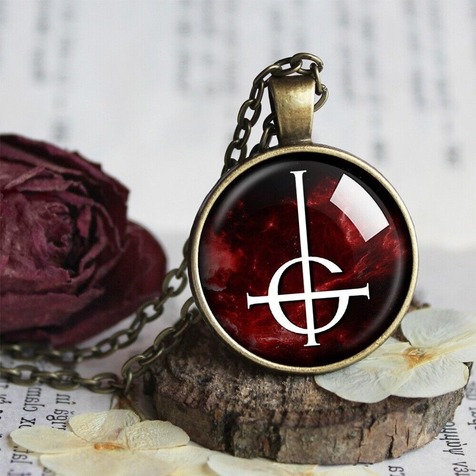 Ghost Bc Necklace Ghoul Band Pope Emeritus Symbol Crucifix, Nameless ...