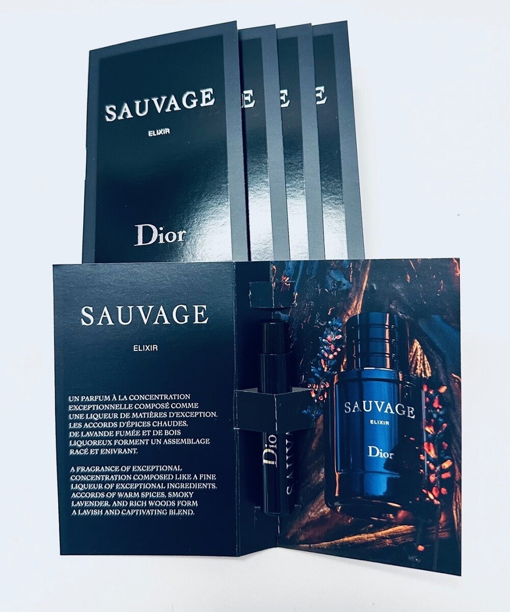 Christian Dior Sauvage Elixir Sample Vial 0.03 Oz ( 1 ml ) Parfum ...