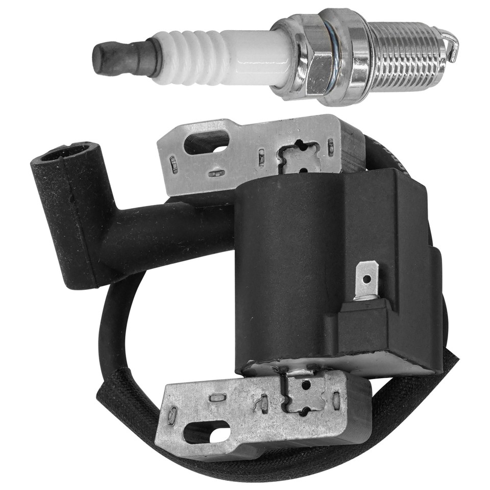 Ignition Coil with Spark Plug For John Deere 125 135 145 155C 190C 100 ...