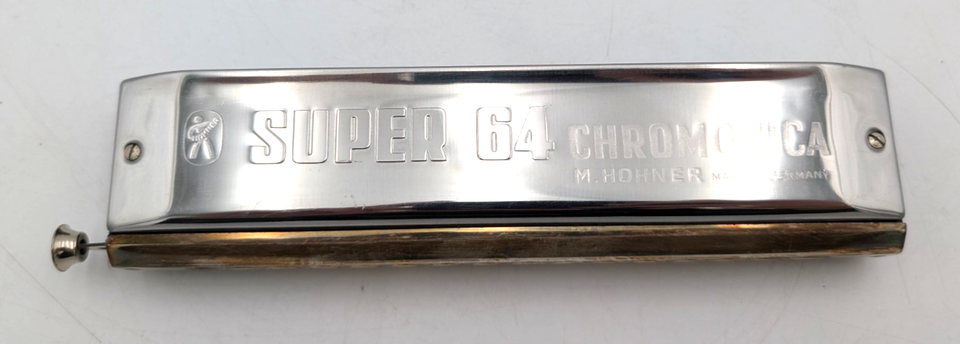 HOHNER "SUPER 64" CHROMONICA MADE IN GERMANY Harmonica w/ OEM Case 7582 ...