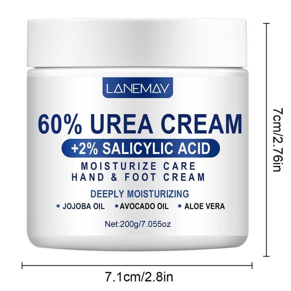 60% Urea Hand & Foot Cream Salicylic Acid For Smoothing Dry And Rough ...