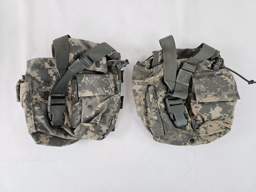 2 x ACU 1 Qt Canteen Pouch UCP Digital MOLLE II US Army Military USGI ...