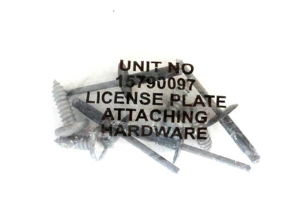 Chevy Cadillac GMC GM Front License Plate Mounting Bracket HARDWARE ...