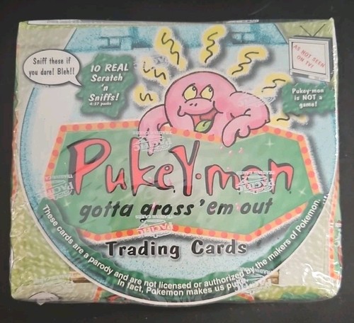 Pukey-Mon BRAND NEW & SEALED Booster Box 36 Packs Pokemon & Garbage ...