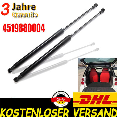 2x Gasfeder Heckklappe Dämpfer für Smart Fortwo Coupe 451 2007-2022 ...