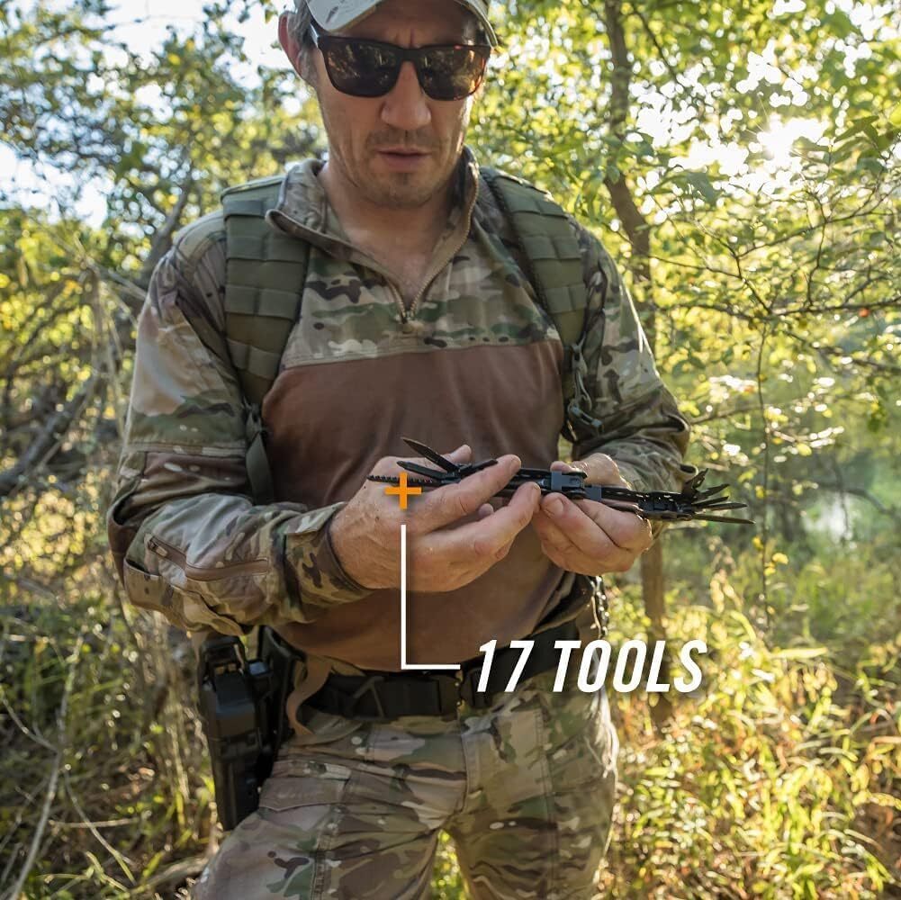 Gerber Truss Needle Nose Pliers Multi-Tool with MOLLE Sheath - Black ...