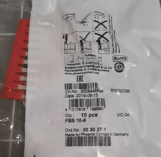 10PCS/Bag NEW FOR PHOENIX FBS10-6 3030271 Bridge plug-in Type | eBay