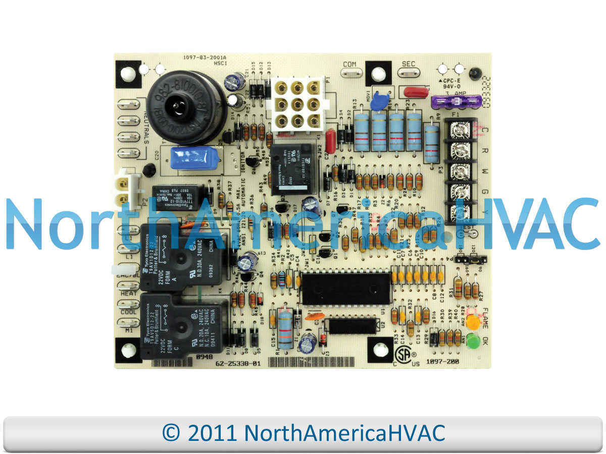 OEM Rheem Ruud Furnace Control Circuit Board Replaces 62-25337-01 | eBay