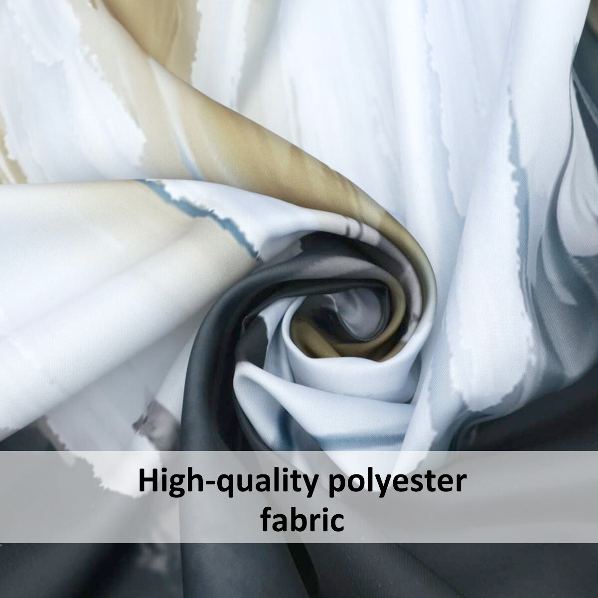 Watercolor Shower Curtain Waterproof Polyester Bathroom Curtain 71 x 79 ...