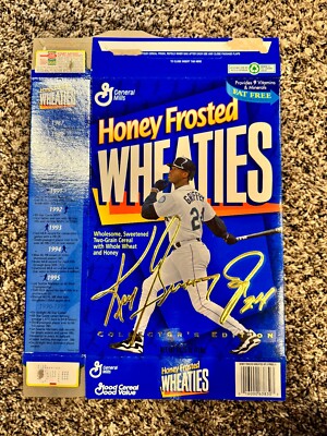 Ken Griffey Jr Honey Frosted Wheaties Cereal Box - Flat | eBay
