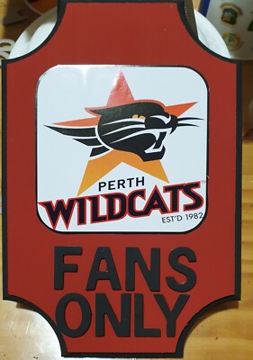 PERTH WILDCATS NBL FAN PLAQUES | eBay Australia