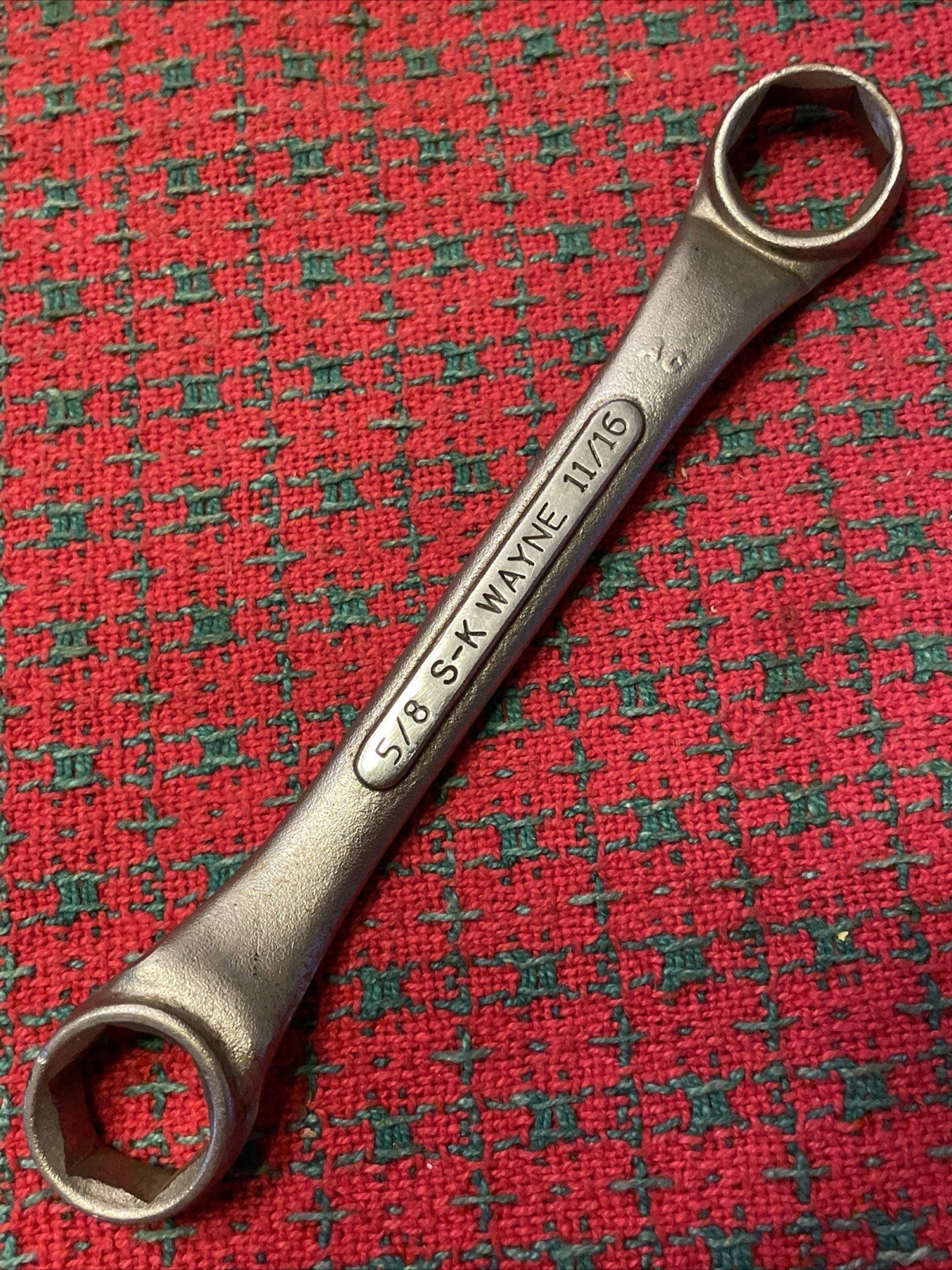 S-K Wayne 5/8" x 11/16" Stubby 6 Point Box End Wrench M-2022 🇺🇸 ...