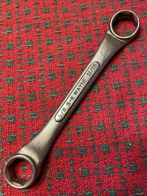 S-K Wayne 5/8" x 11/16" Stubby 6 Point Box End Wrench M-2022 🇺🇸 ...