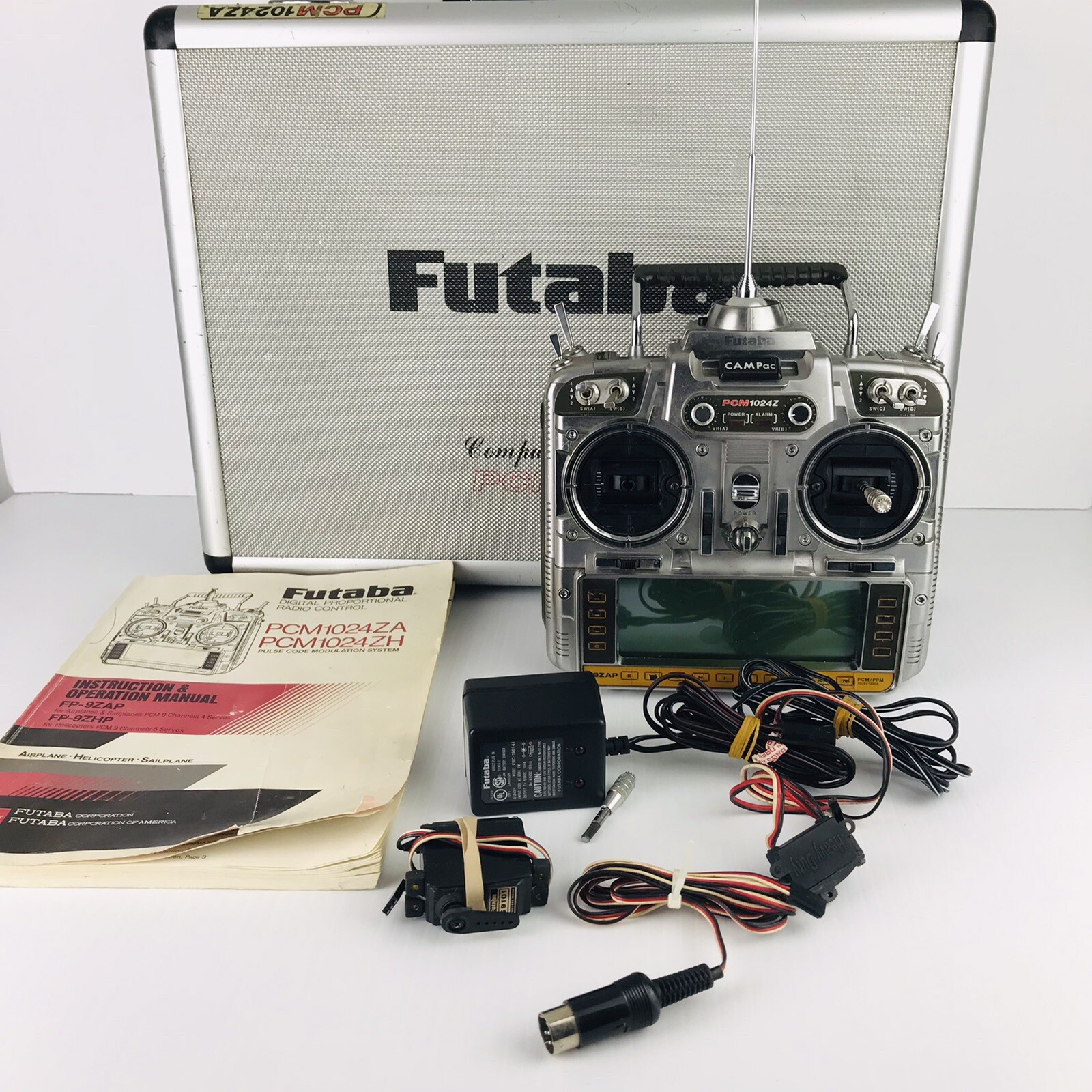 Futaba T9ZAP PCM 1024 Z, 9 Channel Mode-2 RC Transmitter 9z UNTESTED ...