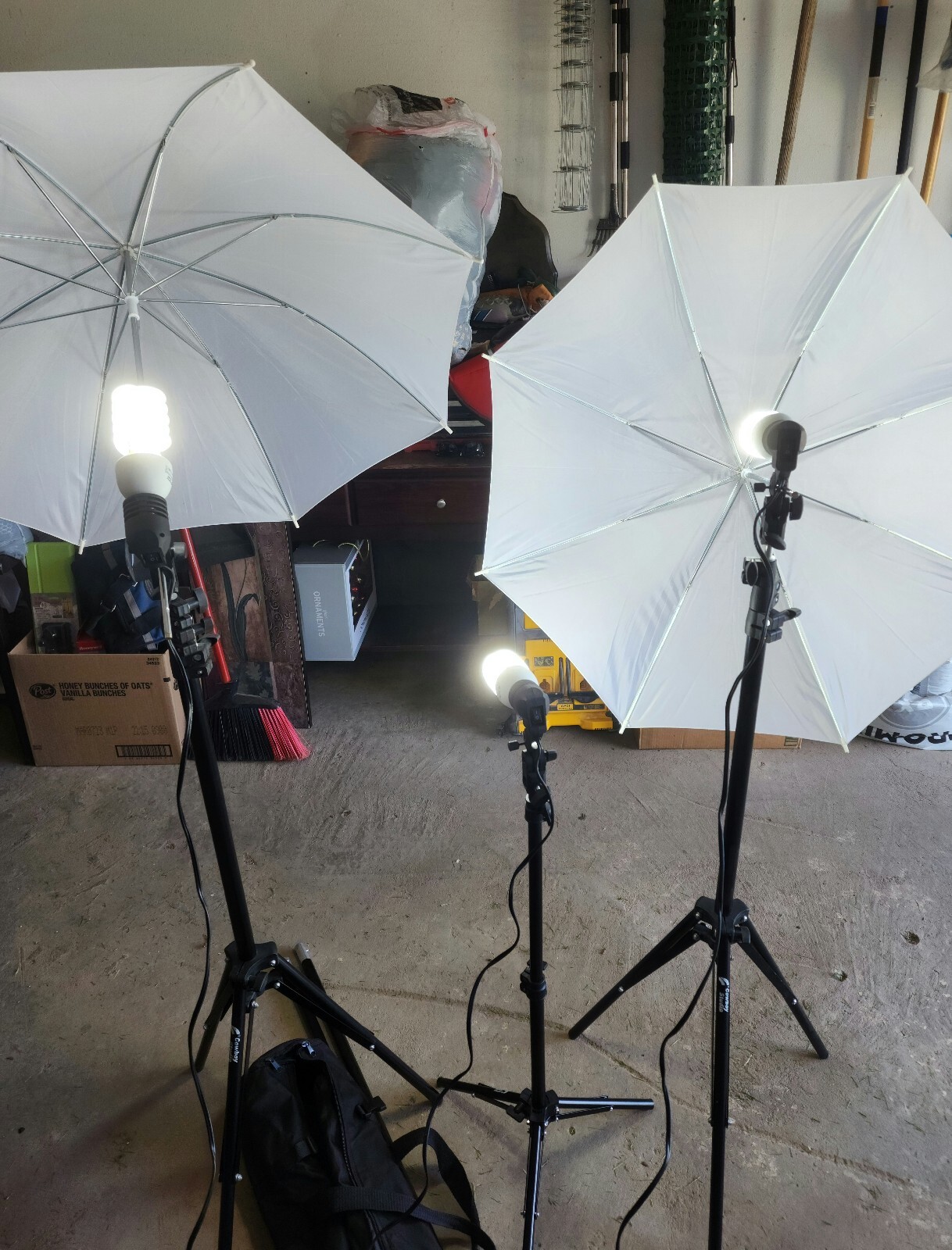 Cowboy Studio Lot 8 Piece Photo Lighting Kit | Adjustable Light Stands ...