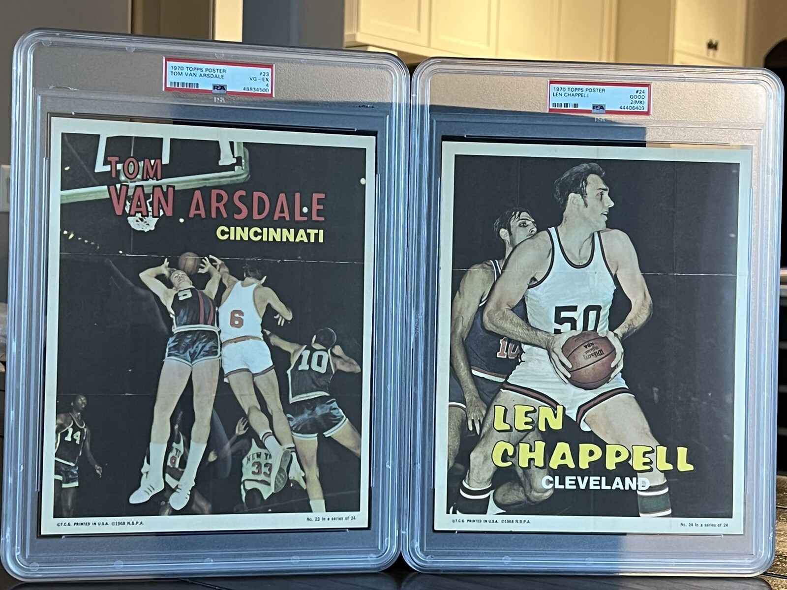 1970 Topps Basketball Poster Complete Set PSA Set Registry Ultra Rare ...